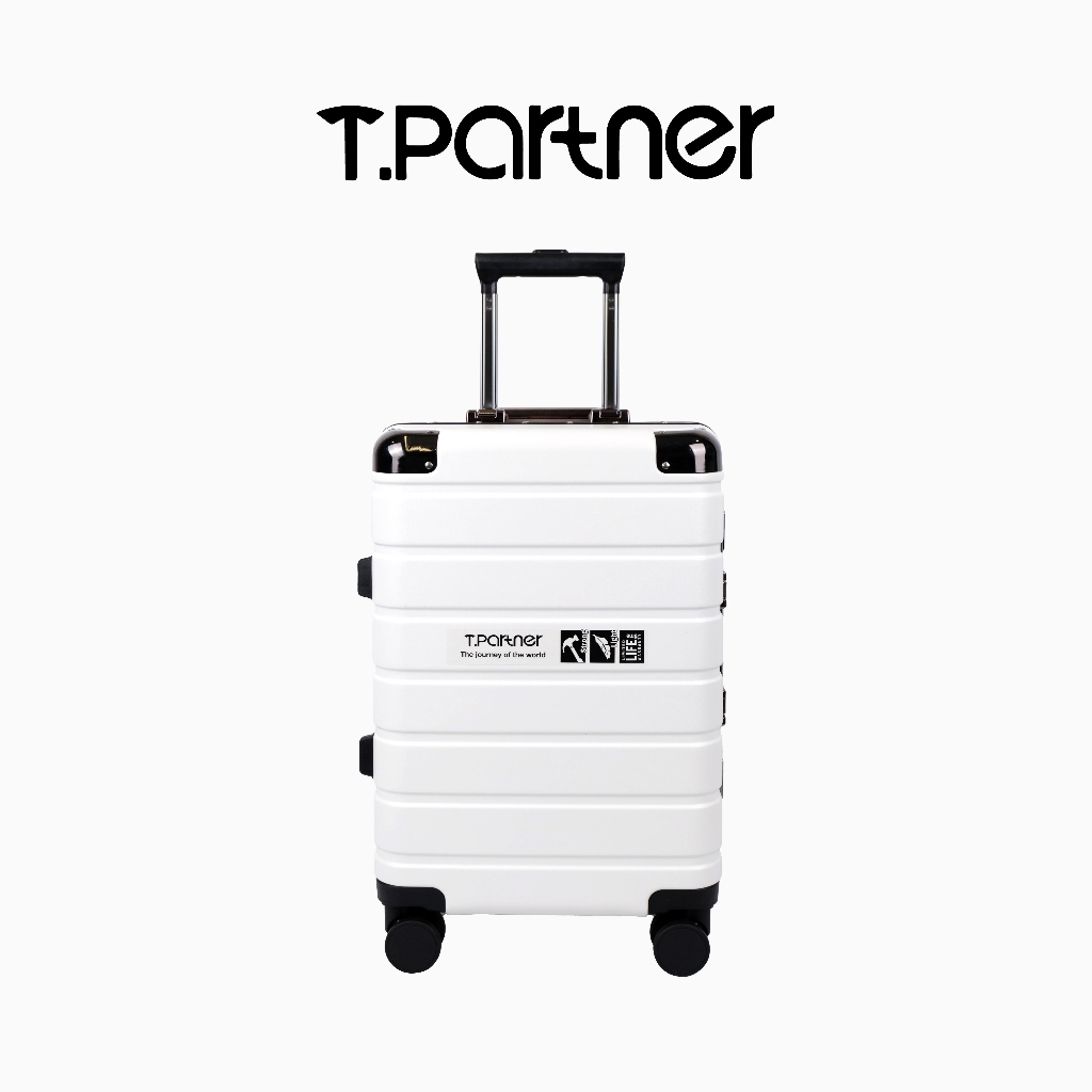 [Durable] TITANIUM SERIES Travel Suitcase TSA Lock Aluminum Structure Durable Luggage (20"/24 ...