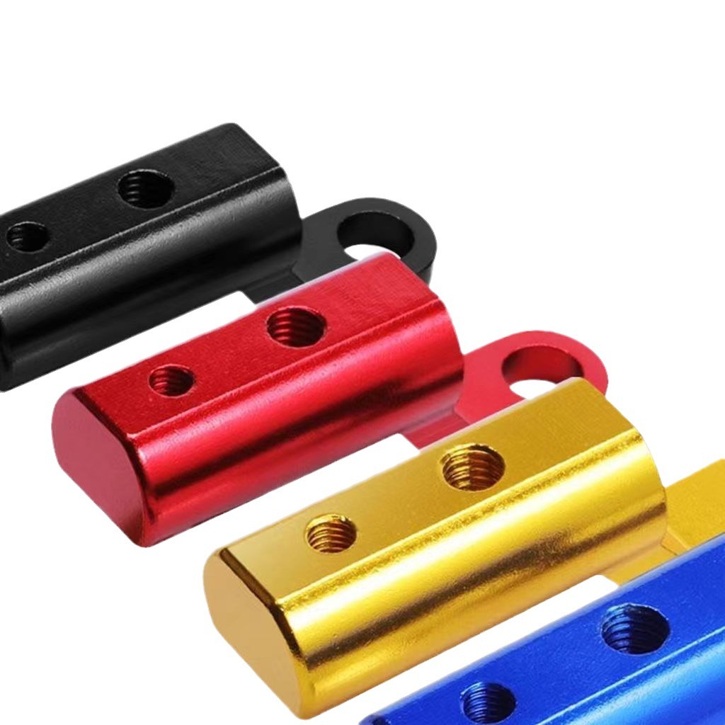Universal motorcycle rearview mirror extender bracket handlebar rack ...