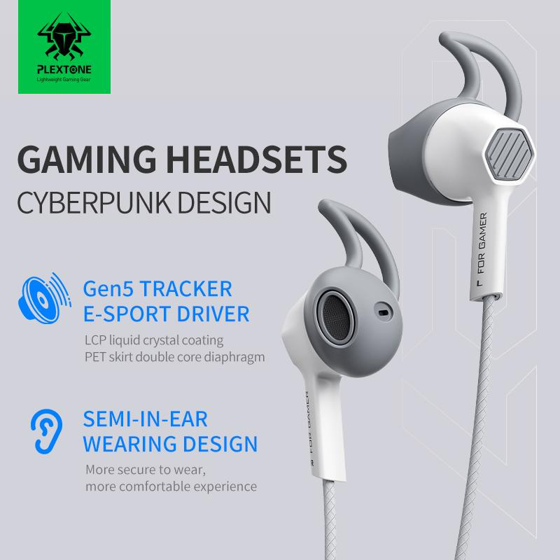 PLEXTONE G27 In-ear Wired Earphone Gaming Headphone,E-sports Earbuds ...