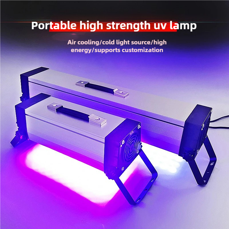 365nm/395nm/405nm Portable UV Curing Light High Power LED Light ...