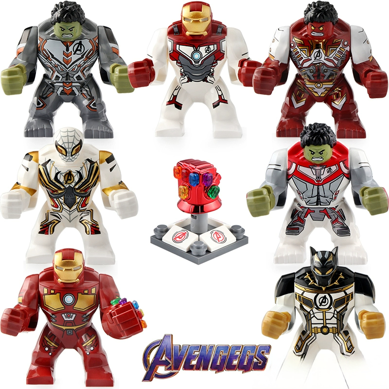 Marvel Hero Building Blocks! Iron Man and Pepper Potts in Quantum Suits ...