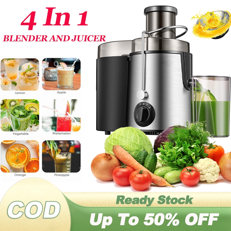 4 In 1 Juicer Maker Squeezer Mini Blender Protable Fruit Shake Blender ...