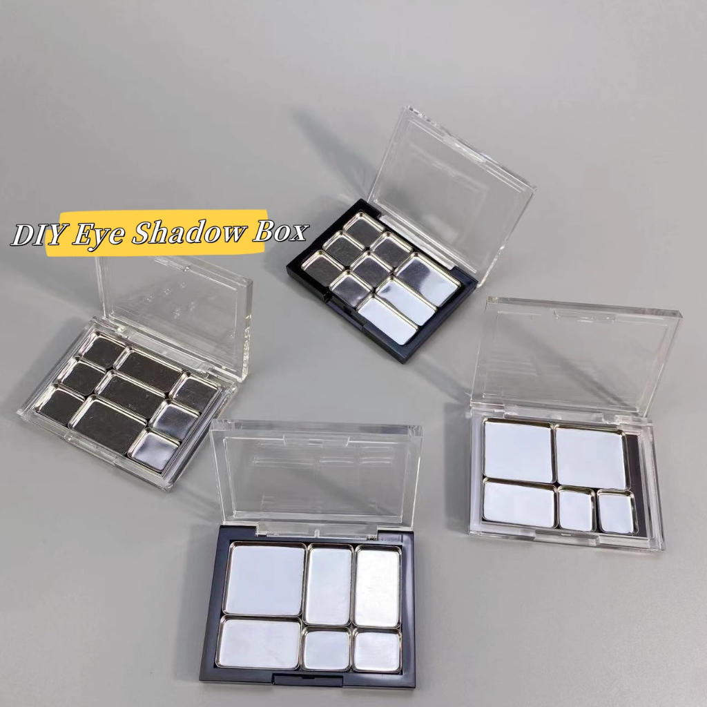 6 Color Eyeshadow Palette Replacement Empty Box with Iron for Makeup ...