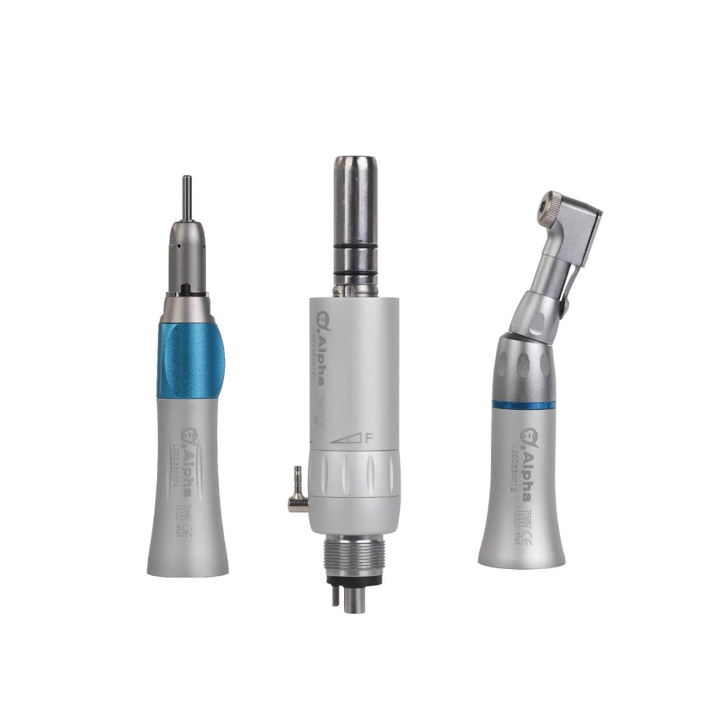 2/4Holes Dental Low Speed Handpiece Air Turbine Handpiece Straight ...