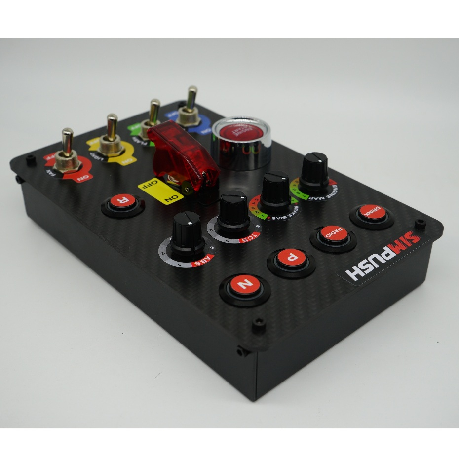 th_SIMPUSH Sim Racing button box SIMAGIC FANATEC THRUSTMASTER SIMUCUBE ...