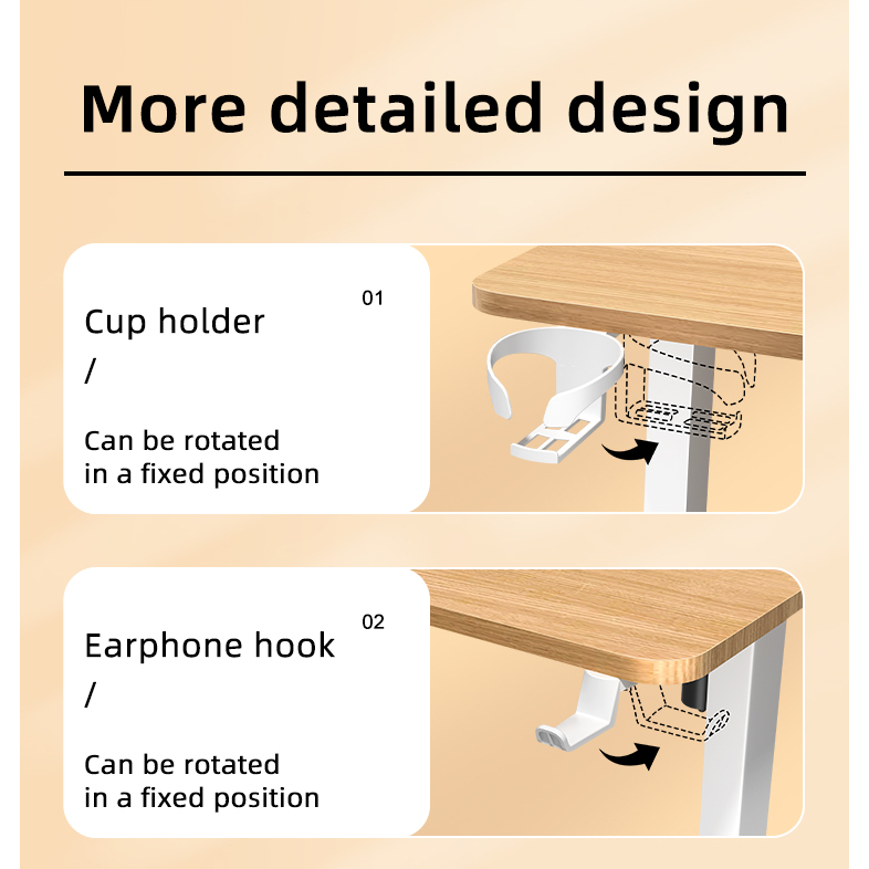Standing Desk Frame Electric Stand Up Computer Desk Legs Ergonomic DIY ...