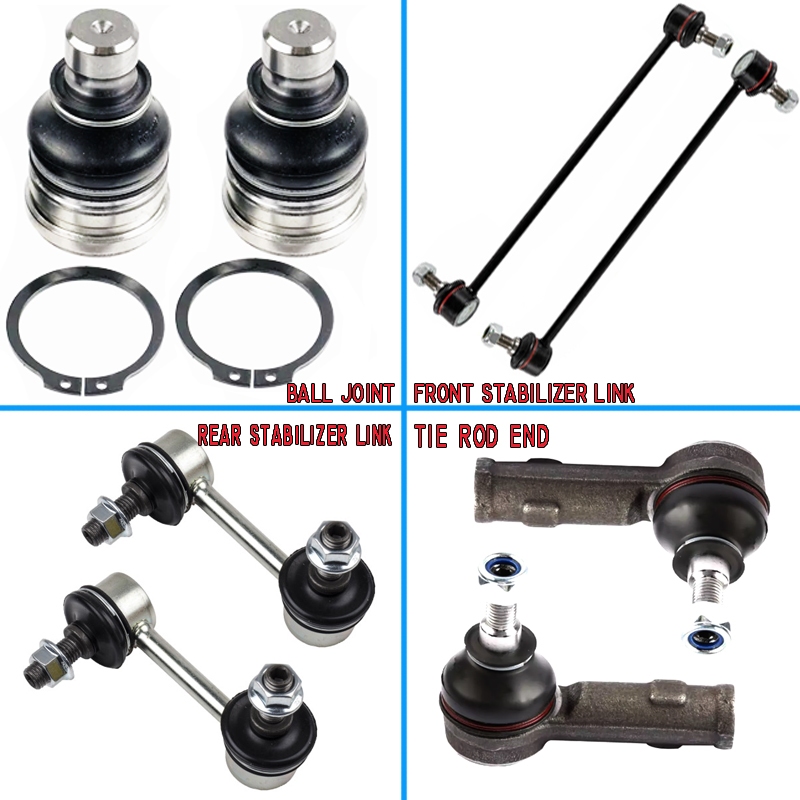 (2pcs)Mitshubishi lancer ex tie rod end / ball joint / rear stabilizer ...