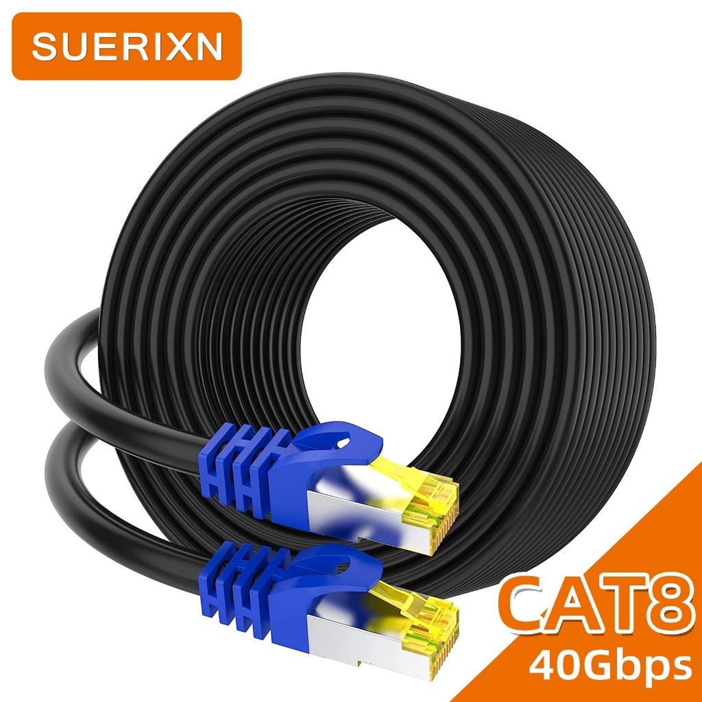 Ethernet cable package Cat8 LAN cable Indoor flat network cable for PS5 ...