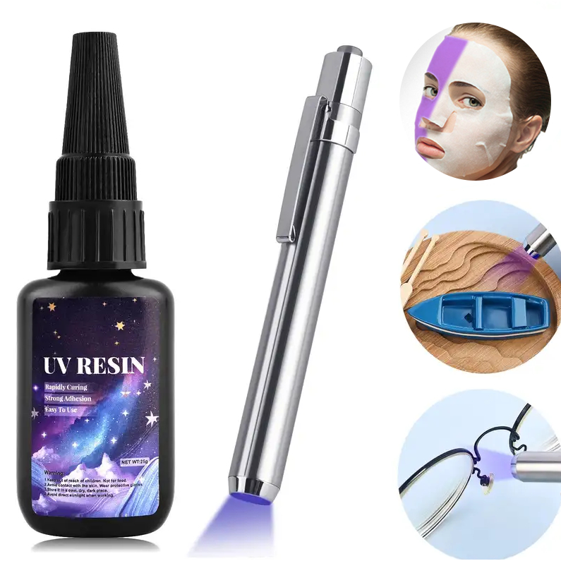 UV Bonding Welding Glue Kit Fix Liquid Quick-Drying Hard UV Glue ...