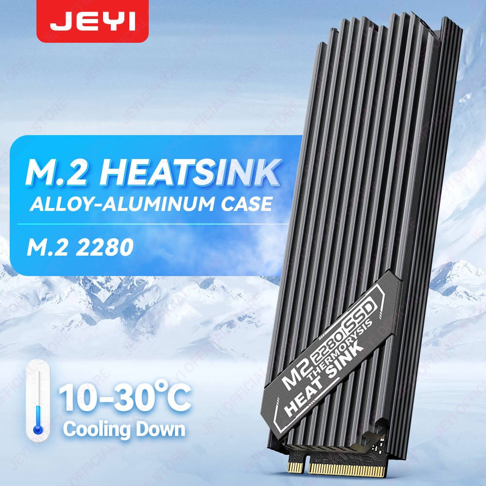 JEYI M.2 2280 SSD heatsink M.2 Heatsink NVMe Cooler with Thermal ...