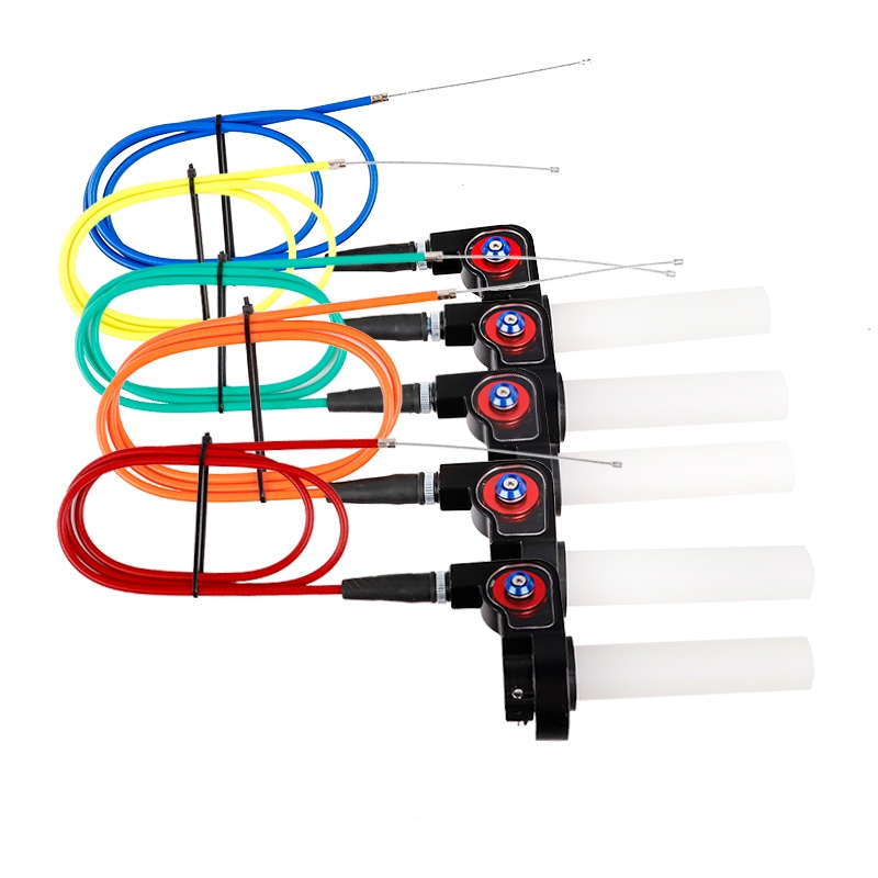 Motorcycle visual 1/4 Quick Turn Throttle Grips Settle & twist gas ...