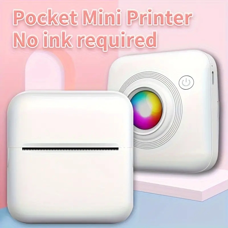 Sweethome Wireless Mini Printer - Portable Thermal Printing for Photos ...