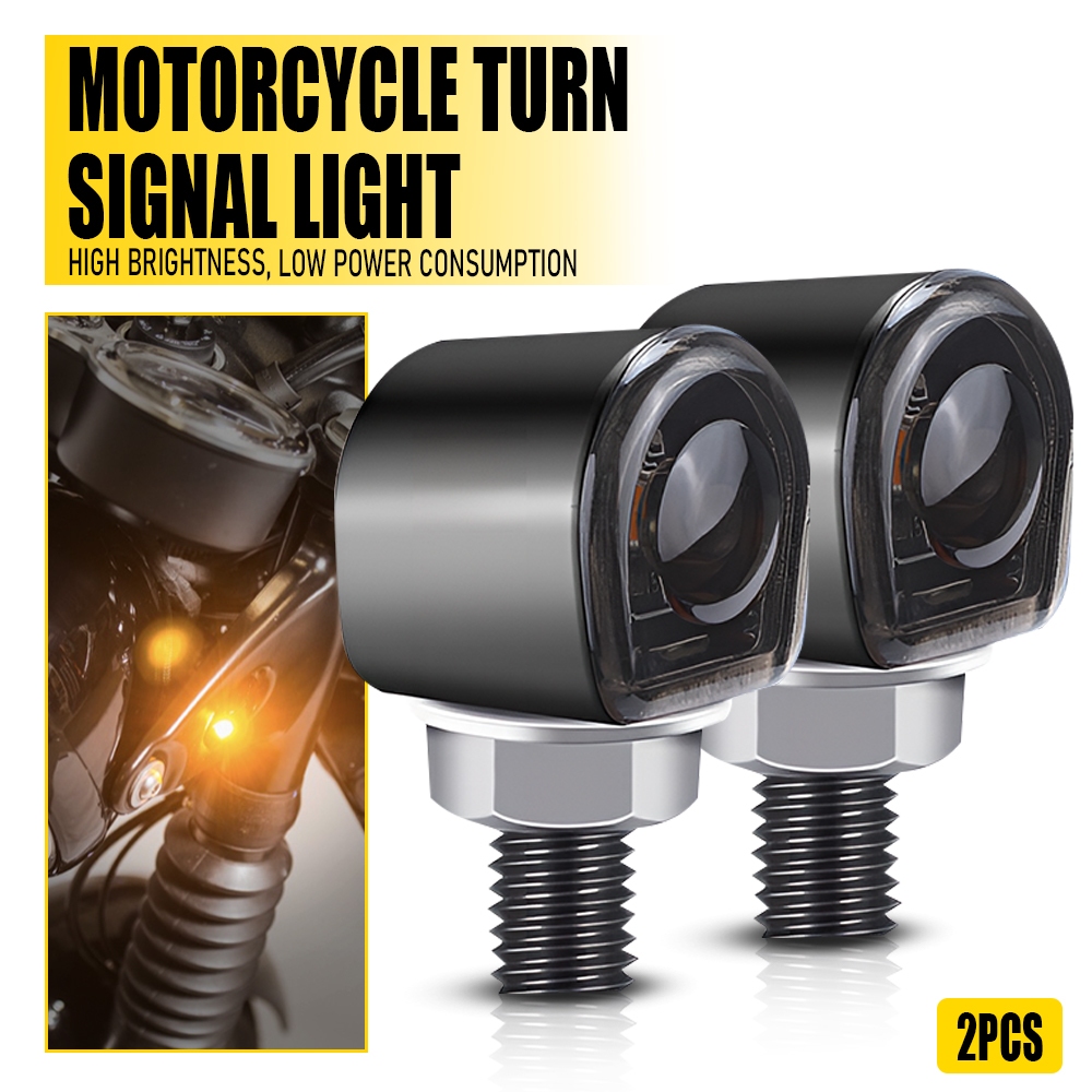 2PCS Motorcycle LED Turn Signals Lights Fit For 12V Motorcycles ...