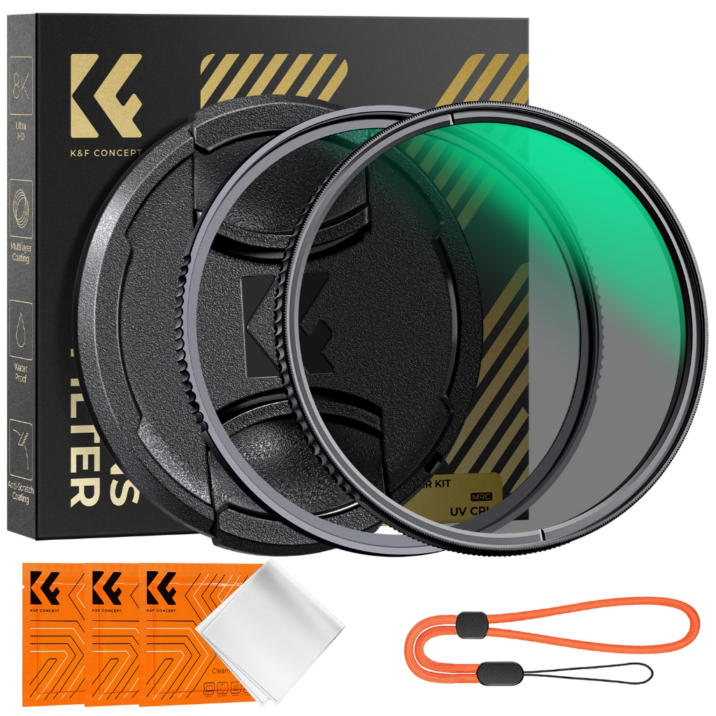 K&F Concept 82mm CPL+MCUV+Lens Cap Circular Polarizing Filter MCUV ...