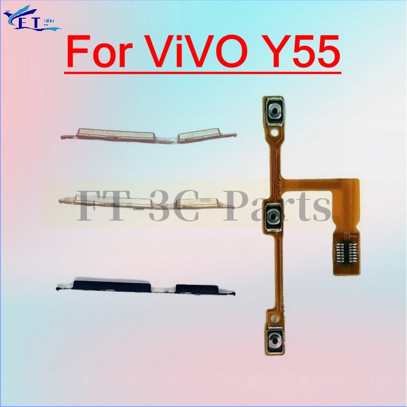 For Vivo Y55 Out Button Keys Power on off Volume Button Flex Cable ...