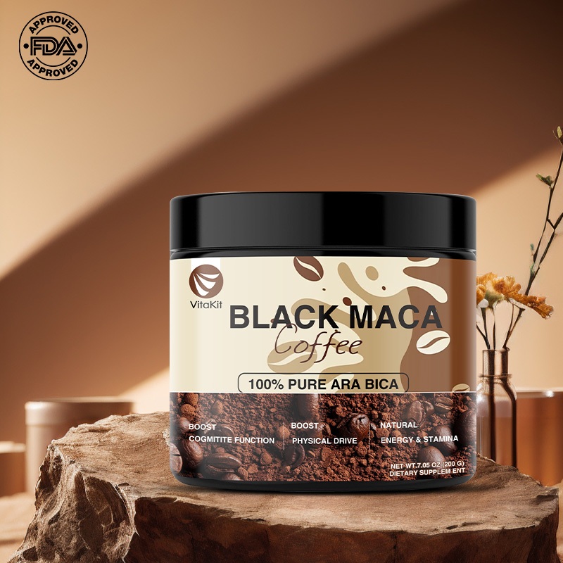 Instant Black Maca Coffee for Men and Women - Maca Coffee Powder ...