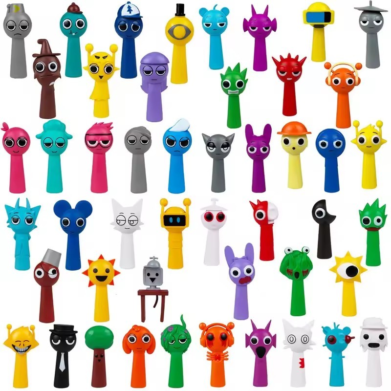 12pcs/set Sprunki Figure Toys Sprunki Wenda Action Figurine Simon Oren ...