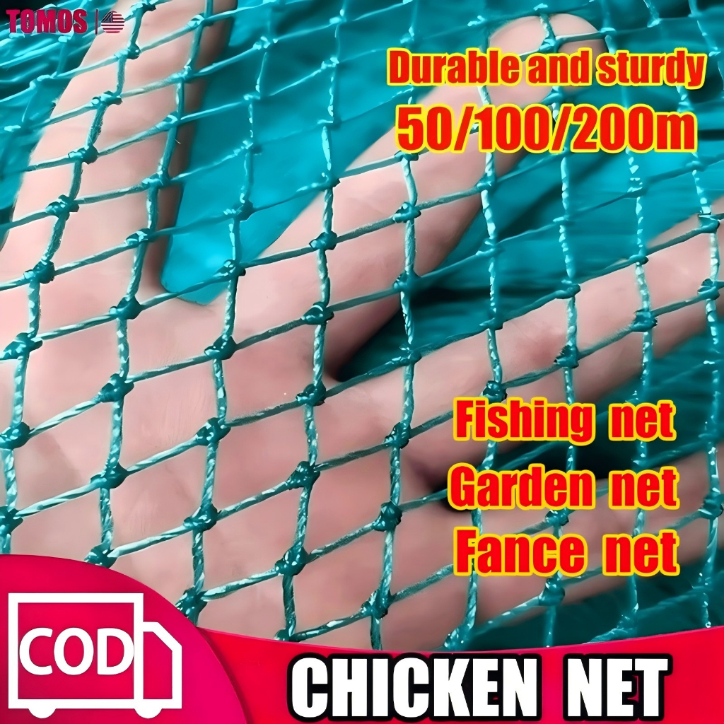 Free rope 50/100/200M Chicken Net Range Net For Chicken Lambat Outdoor Bird Net Poultry Net ...