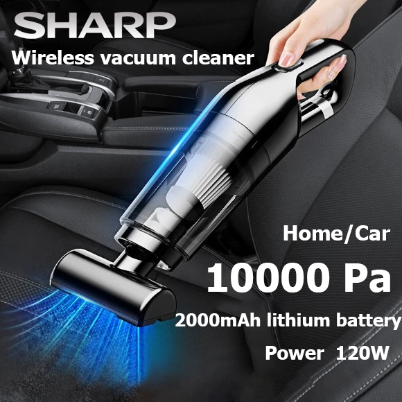 Sharp Wireless Vacuum Cleaner cordless 10000pa Strong Suction with 4 ...