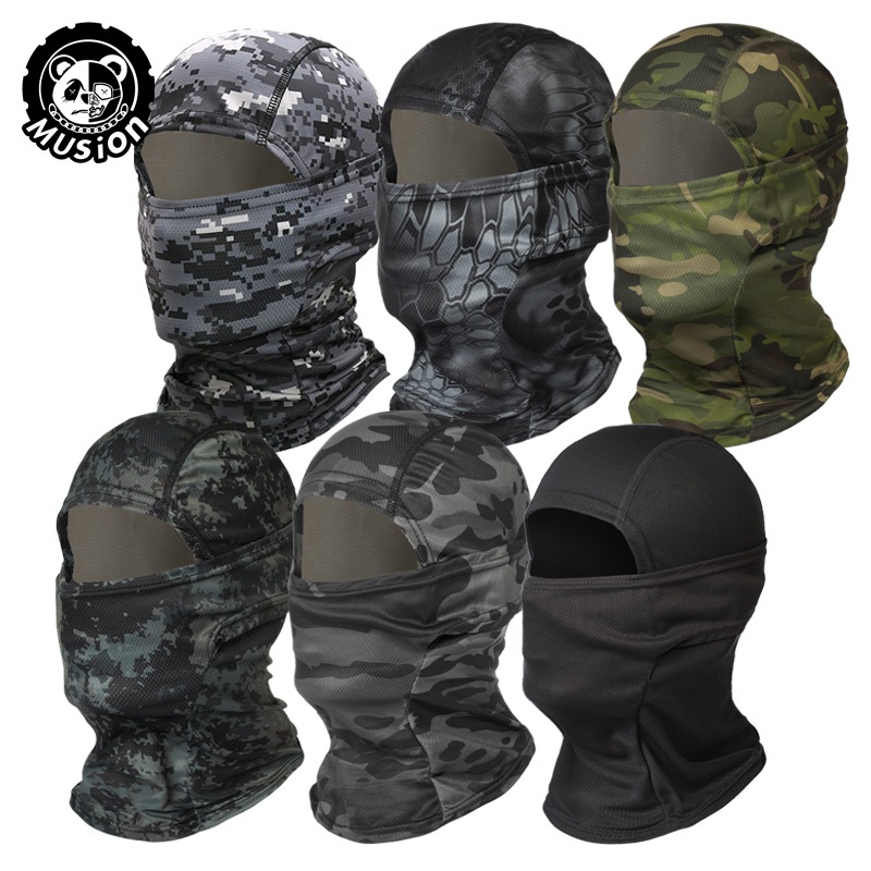 Musion Fashion Print Face Mask Breathable Motorcycle Mask Quick Dry ...