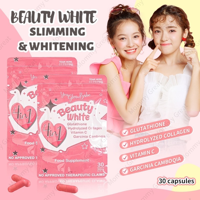 You Glow Babe Beauty White 4in1 Collagen Glutathione Collagen Slimming Whitening Vitamin C ...