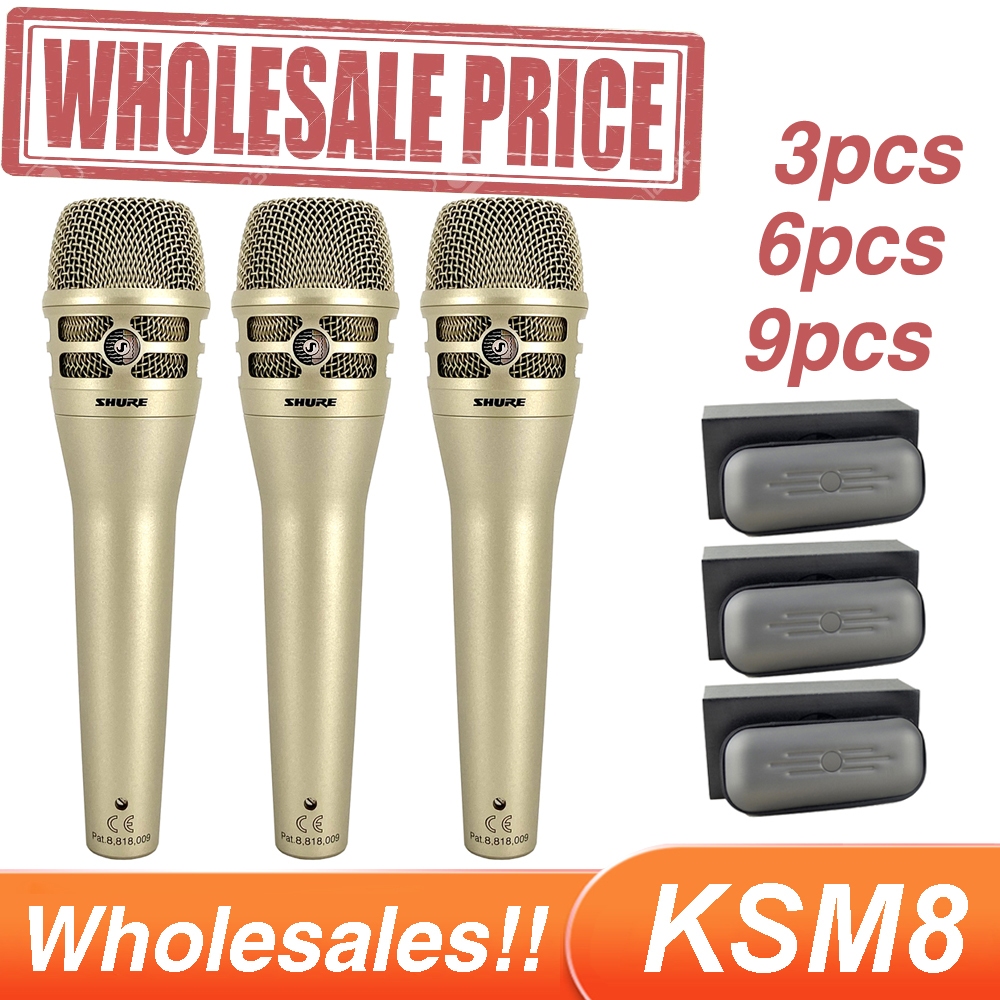 Shure KSM8 Dualdyne Vocal Cardioid Dynamic Microphone with Reverse ...