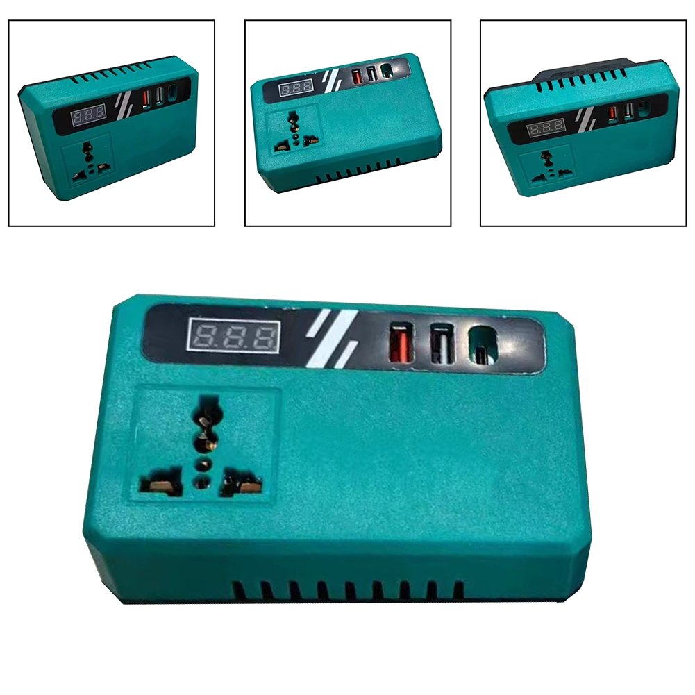 120W Lithium Battery Inverter DC18V/21V to 220V AC Battery Inverter For ...
