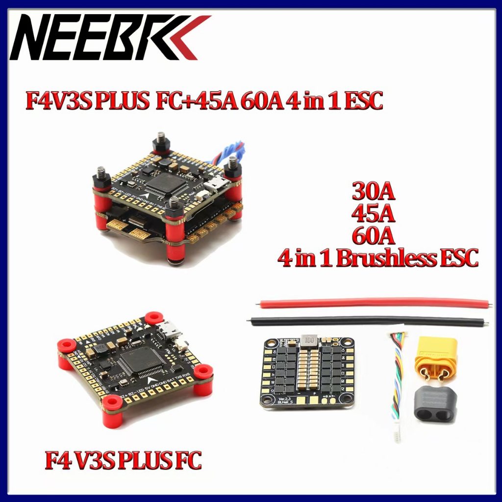 NEEBRC F4V3S F4 V3 V3S PLUS FC Flight Controller Board Barometer OSD ...