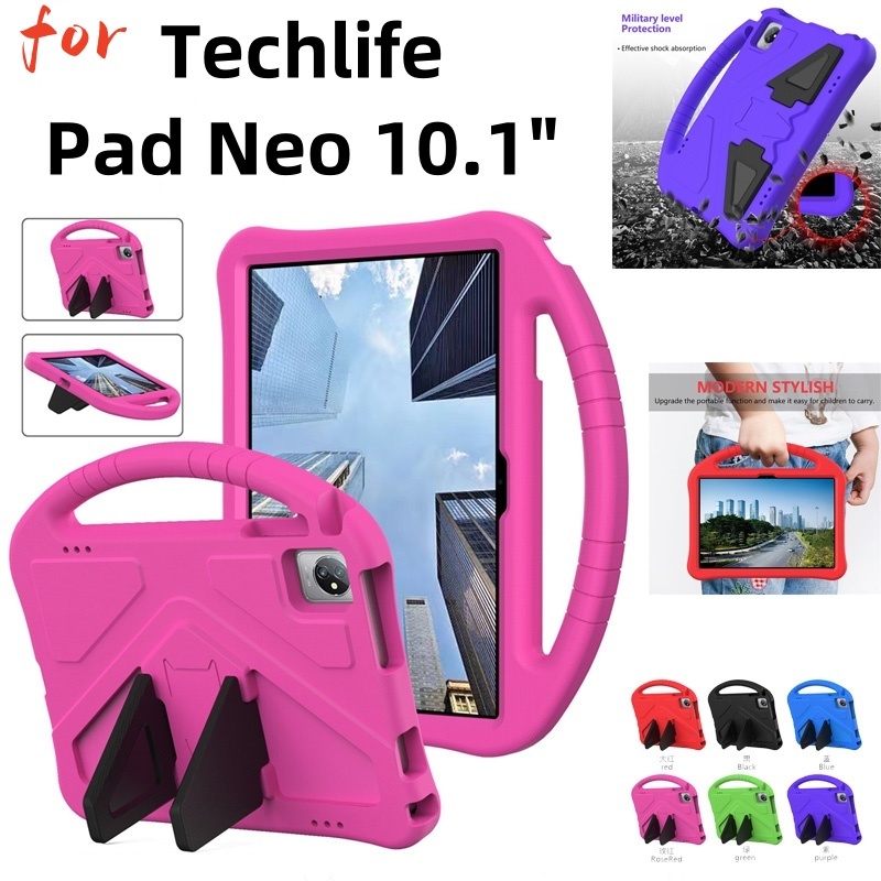 for Techlife Pad Neo 10.1 inch Kids Safe EVA Adjustable Stand Case ...