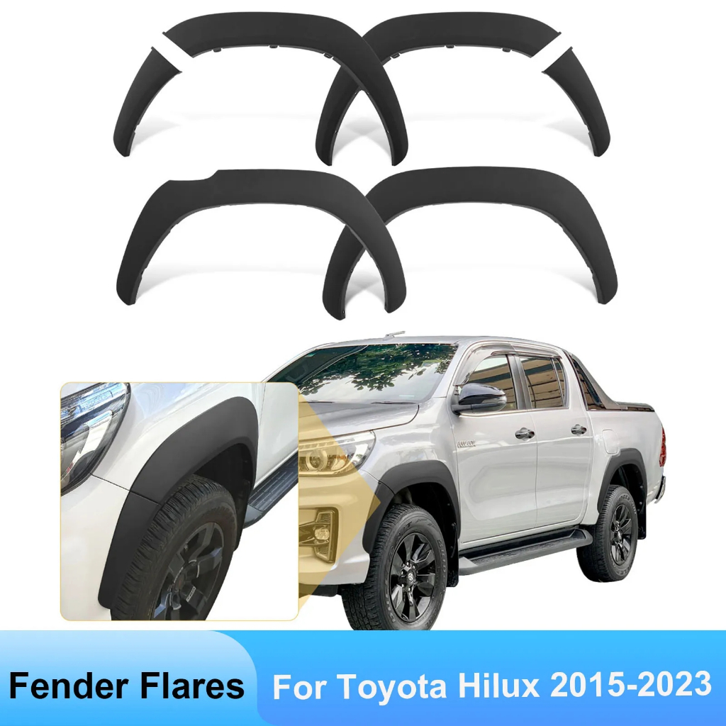 Car Fender Flares for TOYOTA HILUX REVO/CONQUEST 2016-2023 4X4/4X2 High ...