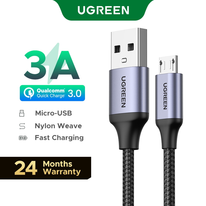 UGREEN Micro USB Cable USB A to Micro B Android Charing Lead Fast ...