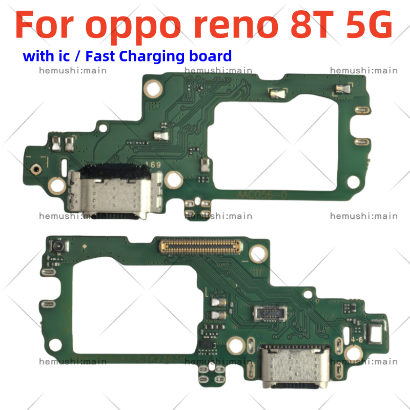 USB Charging charger port board for OPPO Reno 8T 5G Mainboard Flex USB Port ribbon flex Cable ...