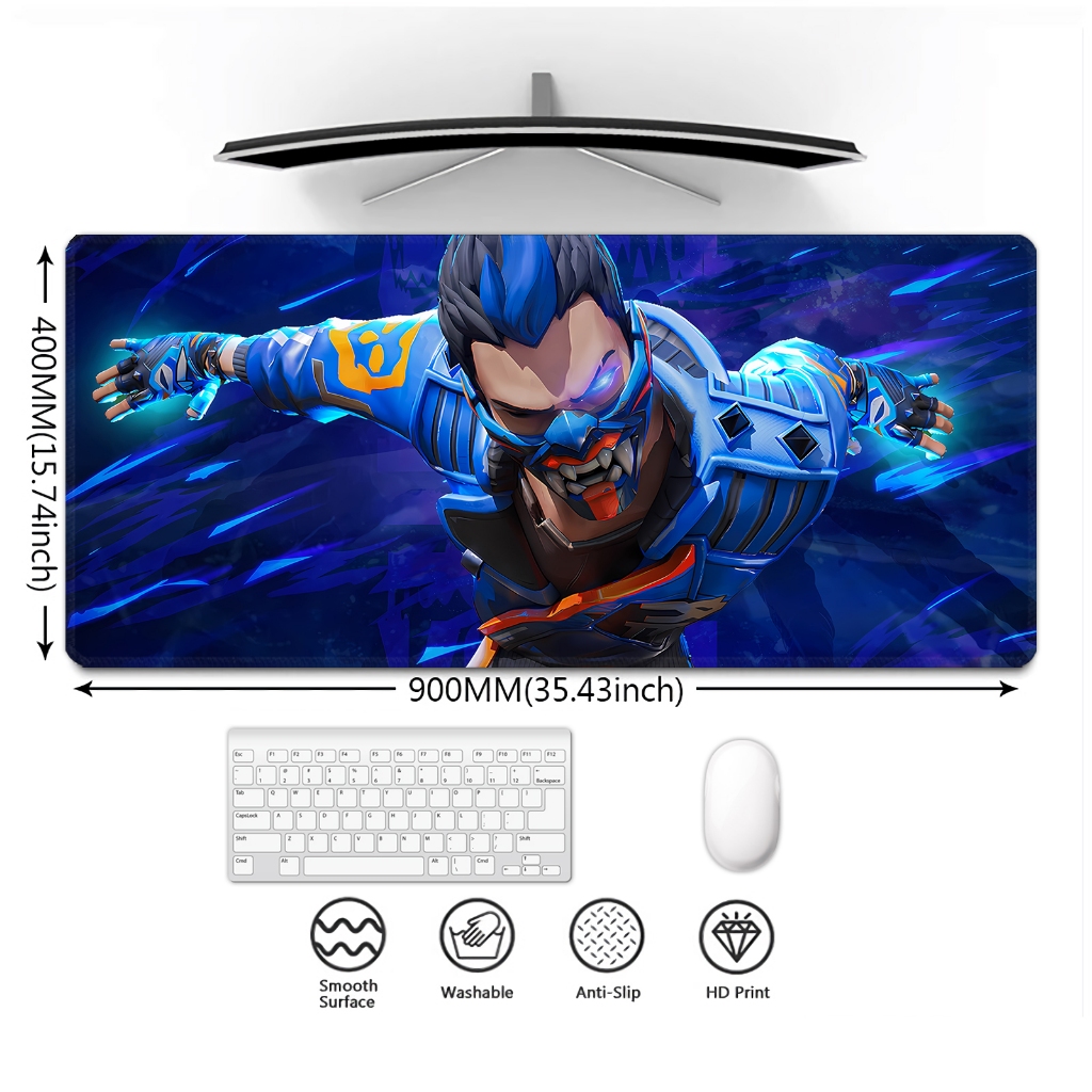 Mouse Pad Gaming Desk Mat Valorant YORU Waterproof Anti-Slip Mousepad ...
