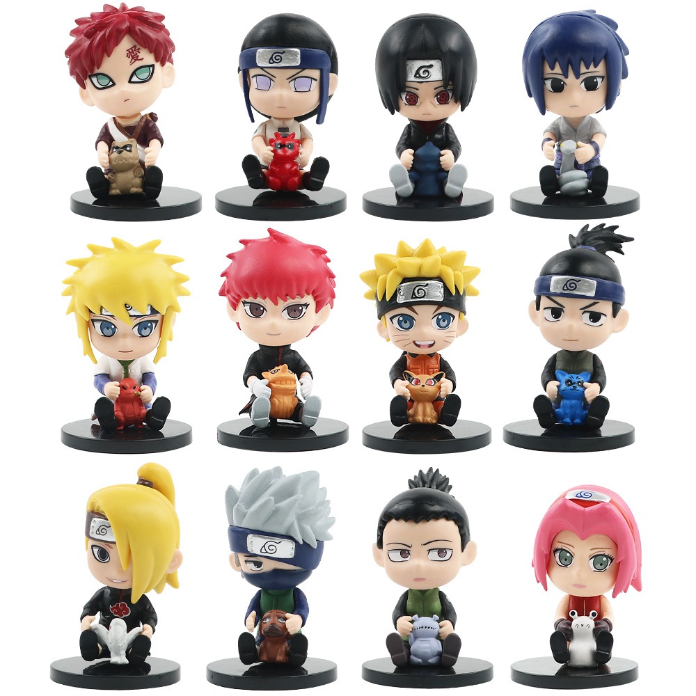 2025 New Sitting Pose Naruto Figures Q-Version Naruto, Tailed Beast ...