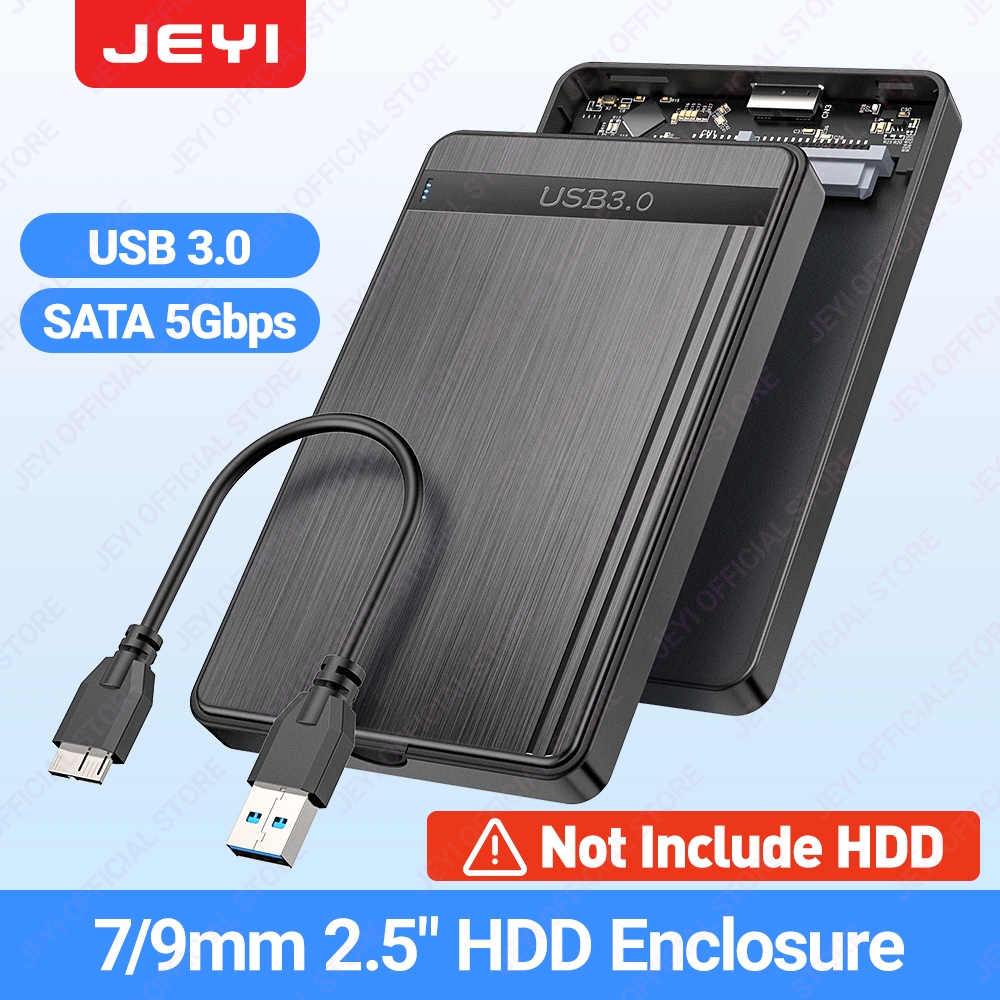 JEYI SATA 2.5" HDD Enclosure USB3.0 To SATA 3.0 5Gbps External Hard ...