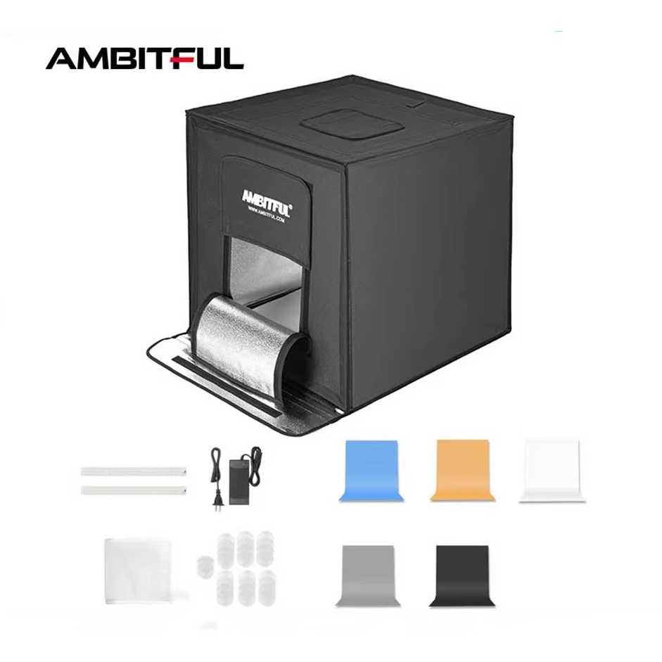 Ambitful Light Box 40 60 80cm Portable Softbox Photo Lightbox Tent With ...