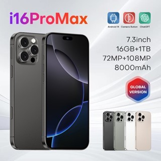 New i16 ProMax 16GB+1TB 6.8-inch all-in-one Android smartphone | Shopee ...