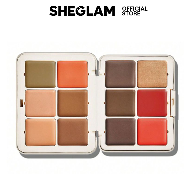 SHEGLAM All About That Face Multifunctional Face Palette High Coverage ...