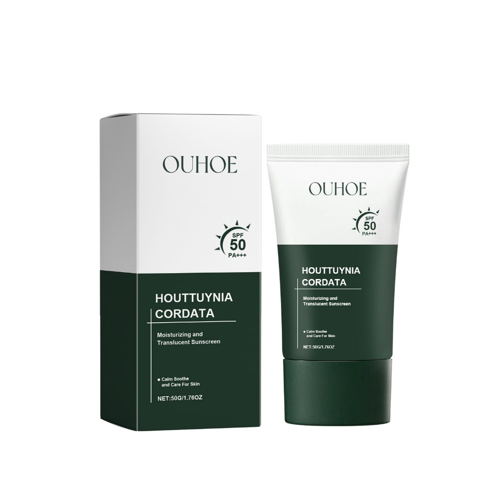 OUHOE Moisture Sunscreen, Moisture Daily Sunscreen, Korean SPF 50+ PA ...