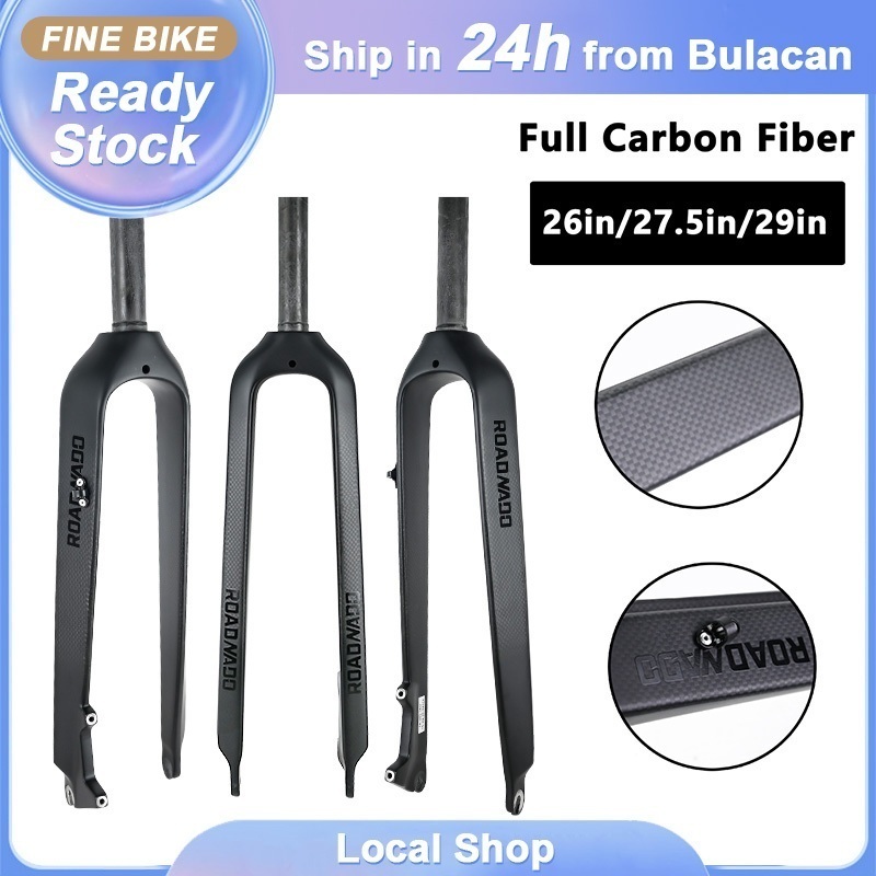 ⚡Super Value SALE⚡ 【Full Carbon Bike Fork】Straight Tube mtb Fork Bike ...