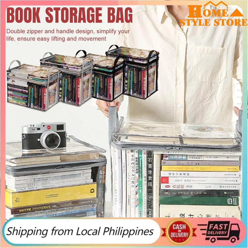 Book Storage Bag Large Capacity Clear Toy Storage Bag PVC Waterproof ...