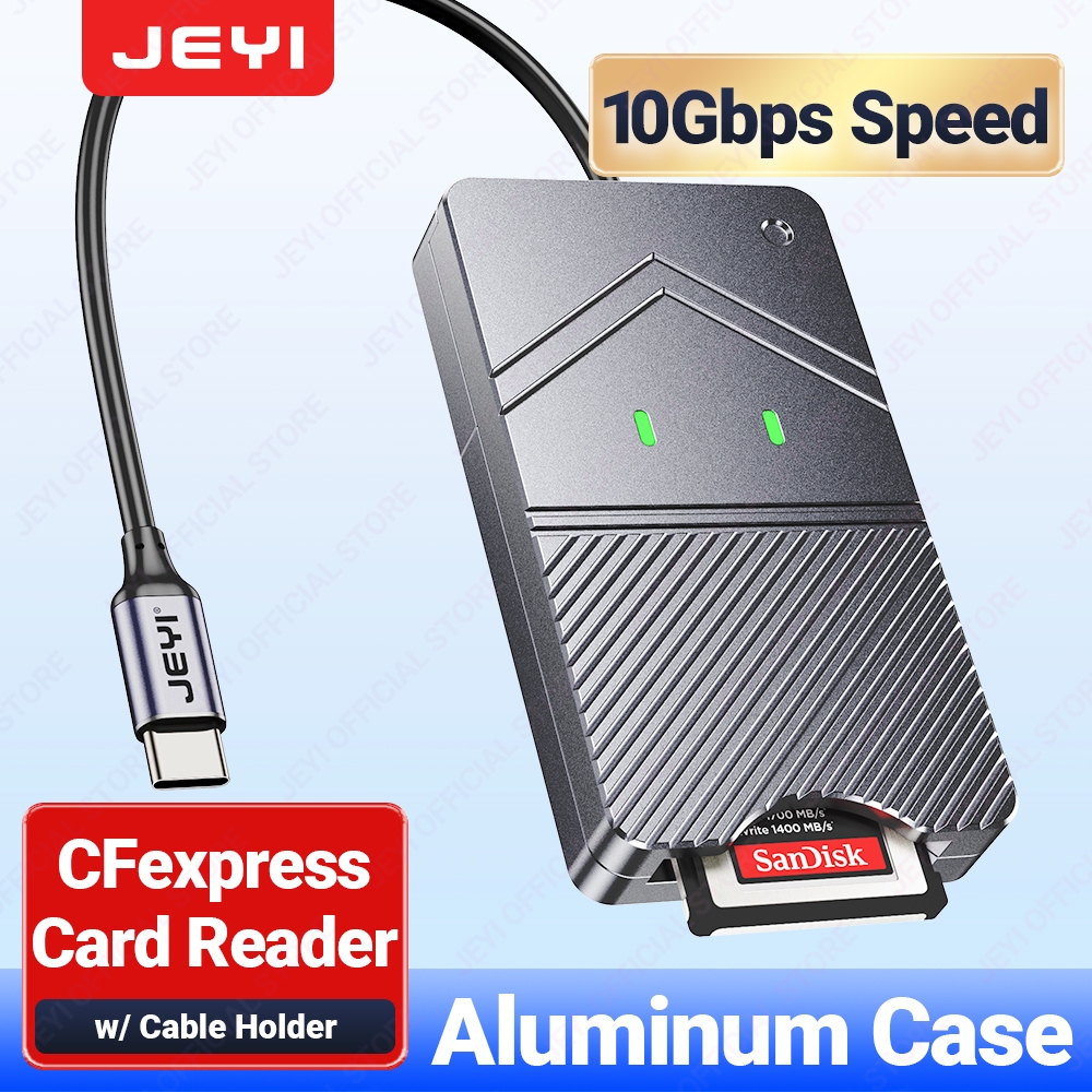 JEYI CFexpress Card Reader, USB 3.2 Gen2 10Gbps CFE Type B Reader ...