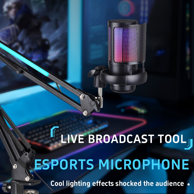 SHALANRA ME6S PLUS USB Dynamic Microphone with Touch Mute Button ...