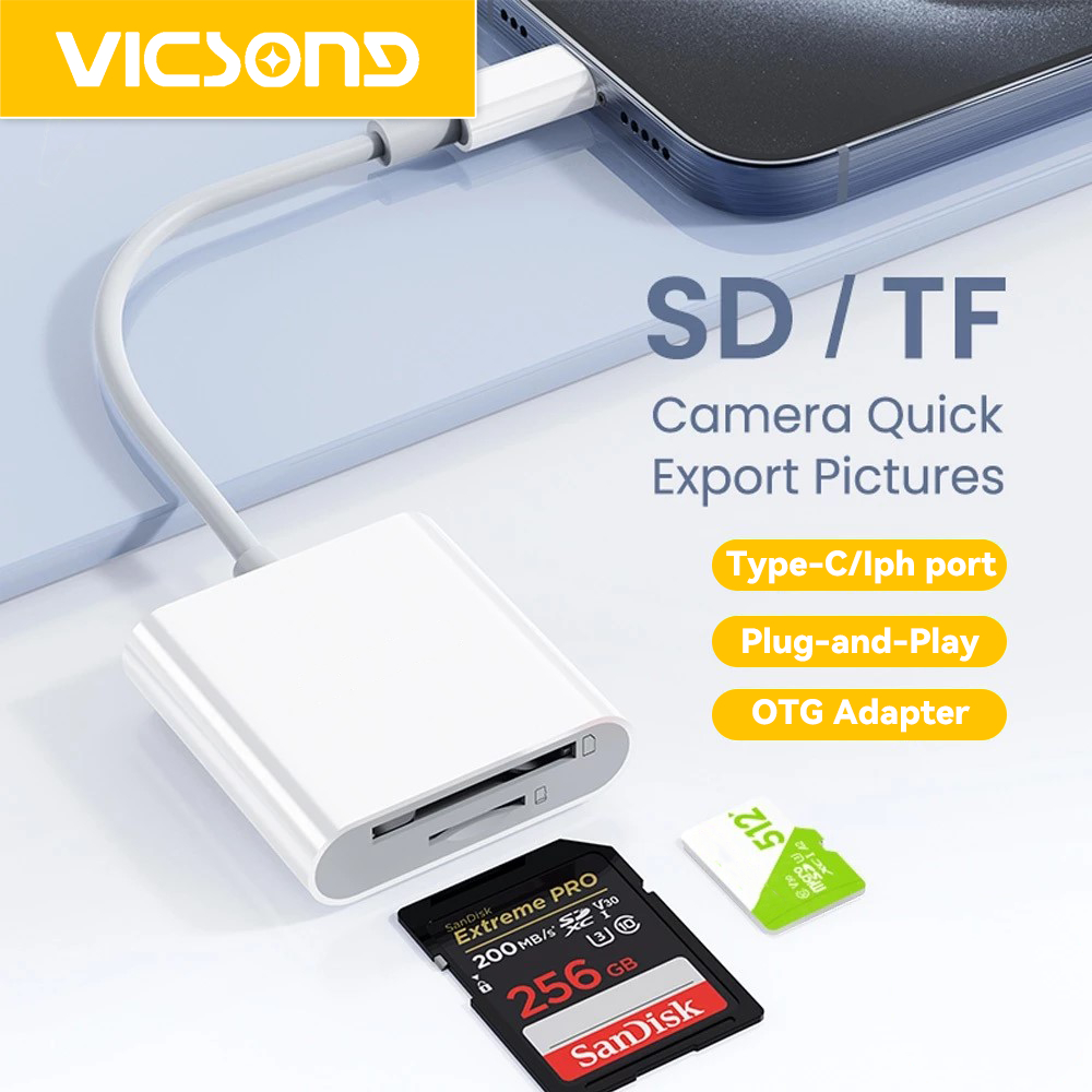 2in1 OTG Card Reader Adapter for TF Card/Memory Micro SD Card Support ...