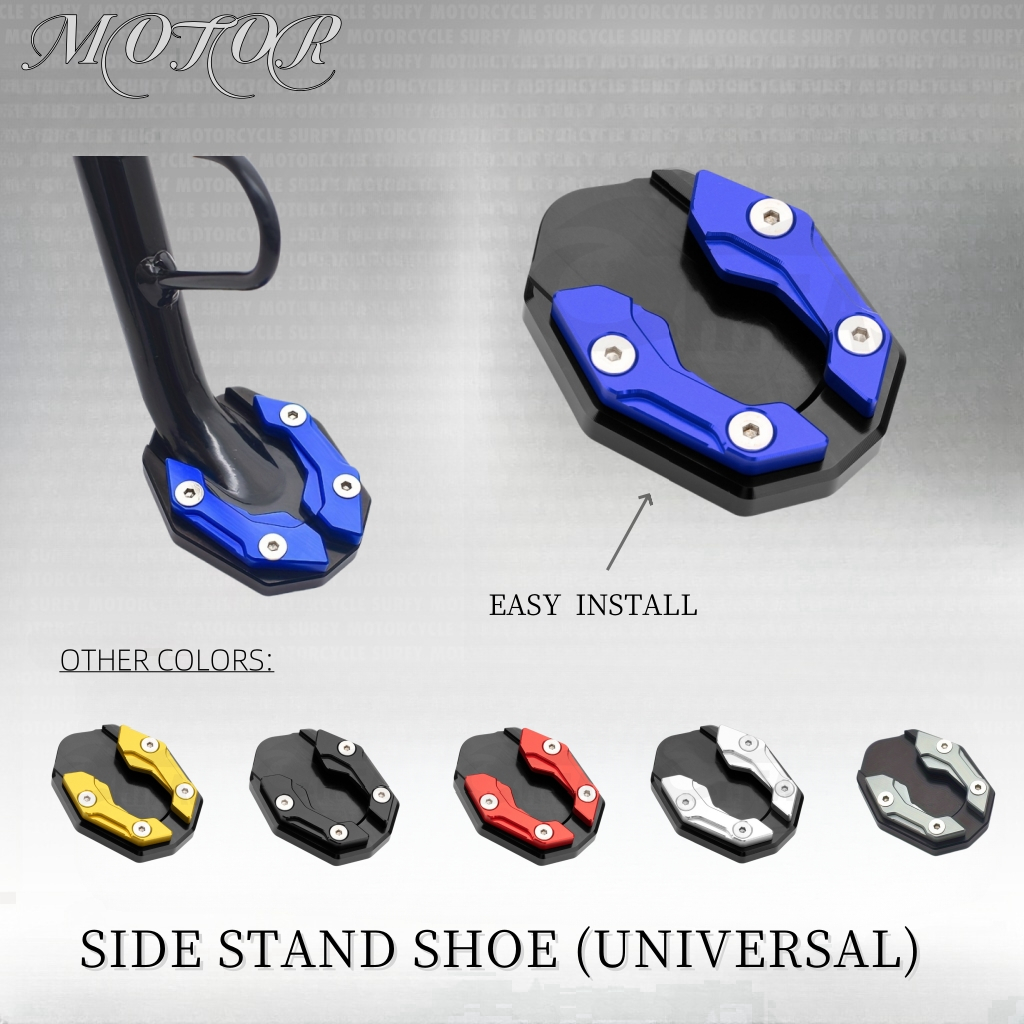 [Fast shipping] CNC Motorcycle Foot Pads Stand Cover Side Stand ...