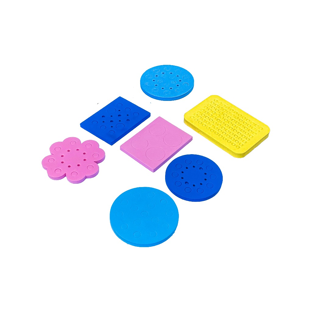MUHWA 7 Types Laboratory Float, Floating Foam Tube Rack, 7pcs/Pack ...