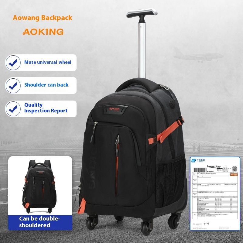 Business Trolley Bag [Free Rain Cover+Umbrella Bag] Student Trolley ...