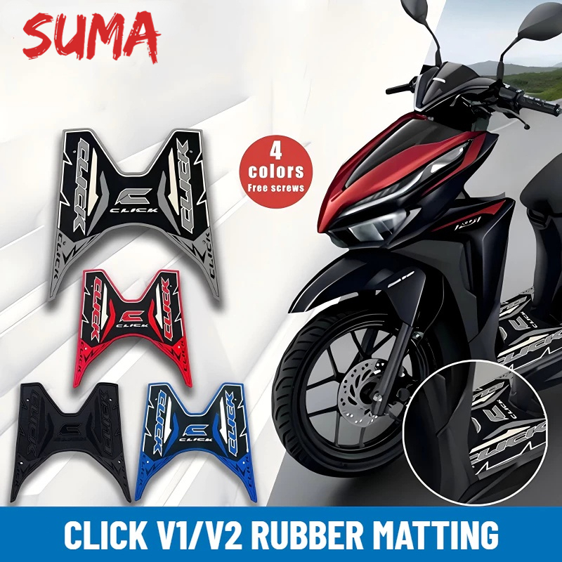 Rubber Matting For Honda Click 125/150 v1/v2 Accessories Anti Slip ...