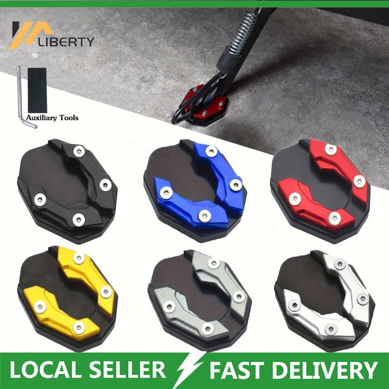 CNC Motorcycle Foot Brace Bike Kickstand Extender Foot Side Stand Extension Pad For Nmax V1&V2 ...