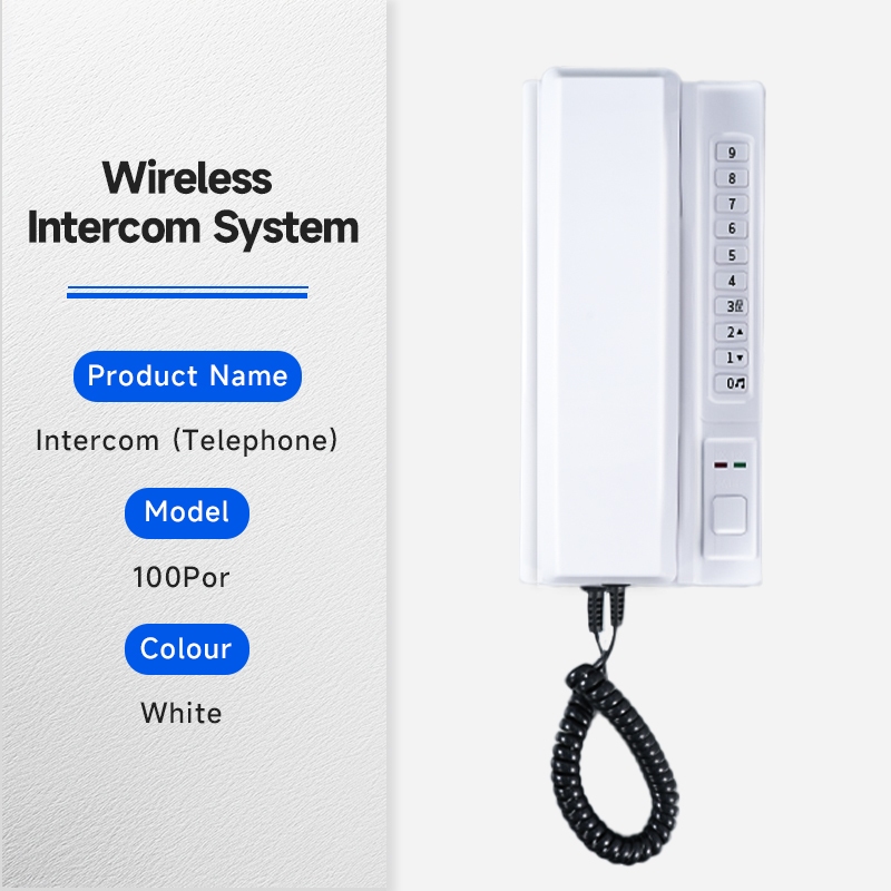ANJIELO Telephone Intercom Wireless Secure Interphone Handsets Expandable for Warehouse Office ...